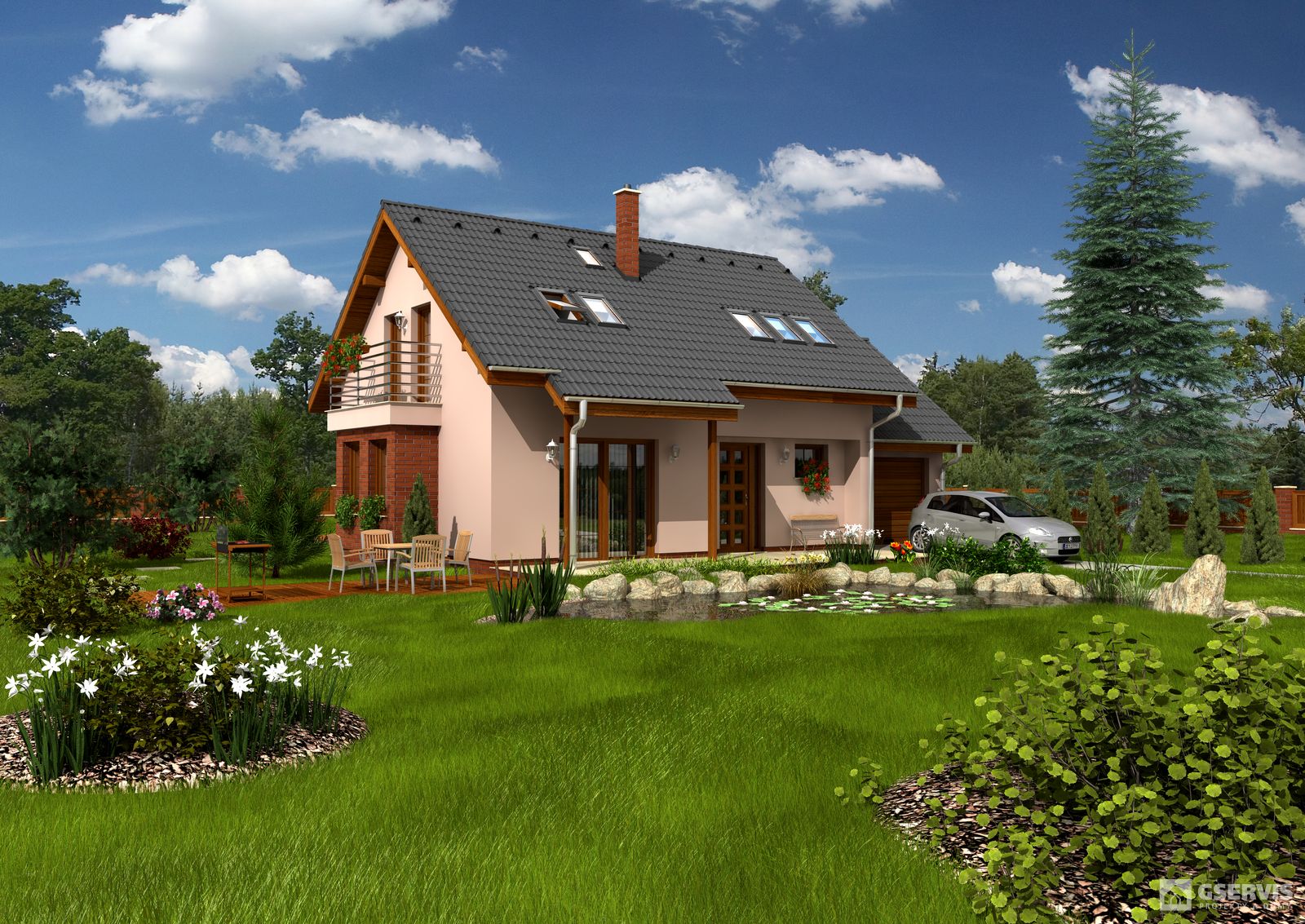 Projekt rodinného domu Nero Plus | GSERVIS