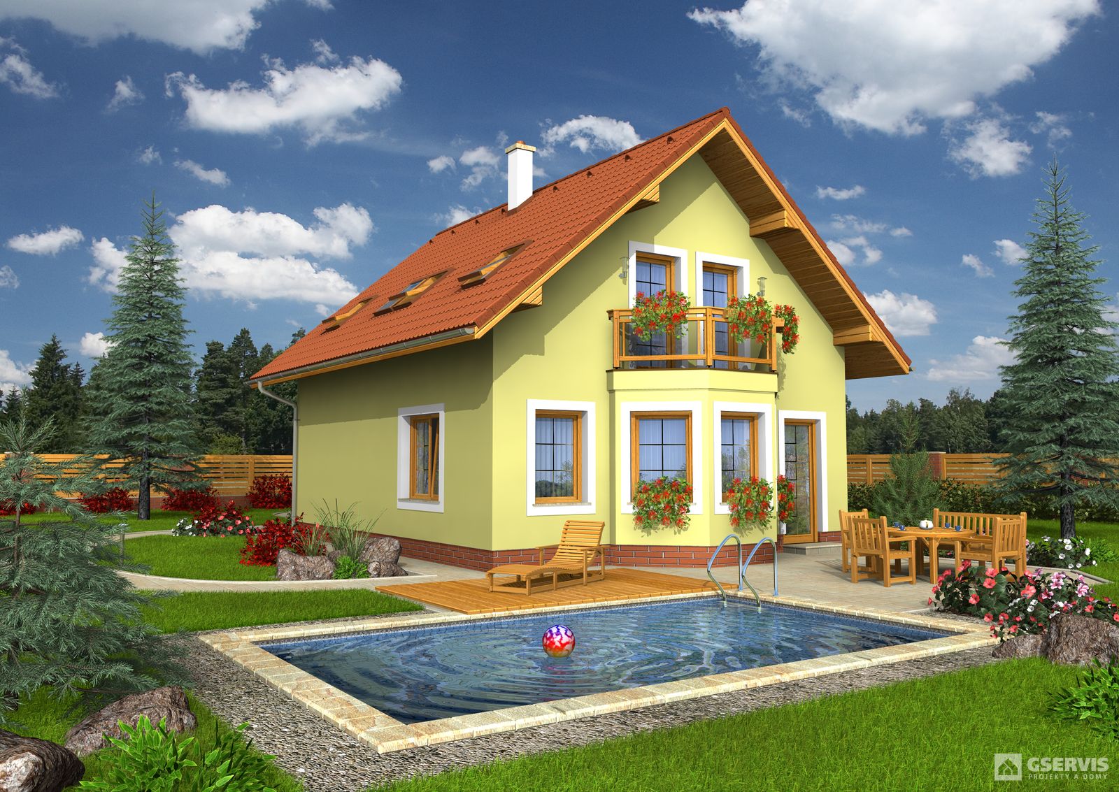 Projekt rodinného domu Prima 2 | GSERVIS