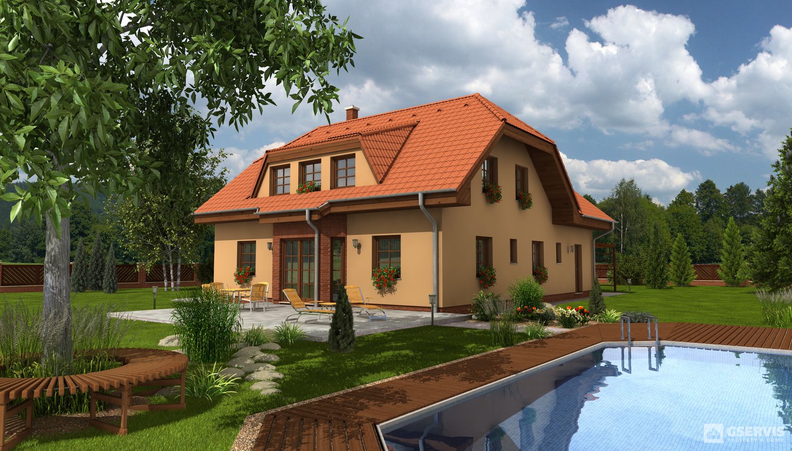 Projekt rodinného domu Tusco | GSERVIS