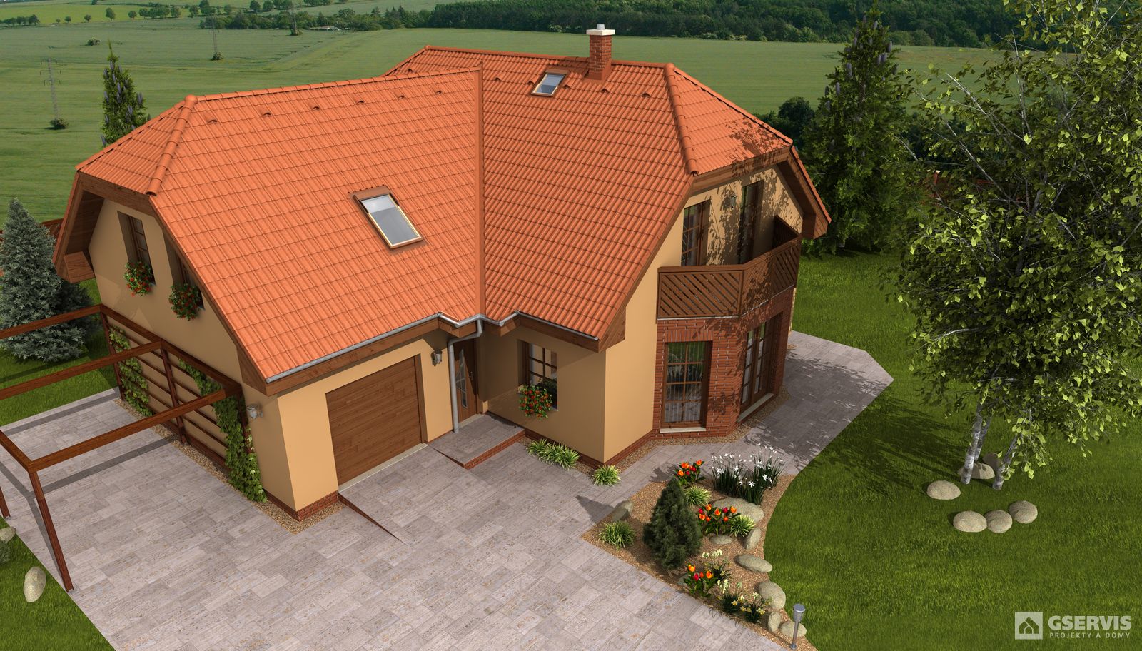 Projekt rodinného domu Tusco | GSERVIS
