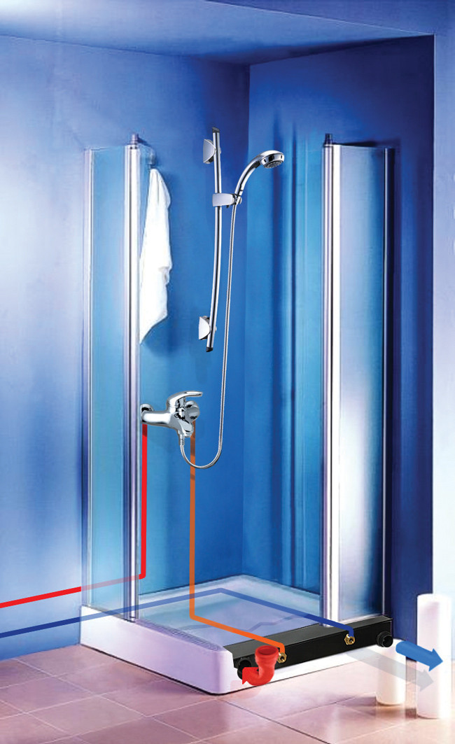 Využití tepla z odpadní vody - sprchový výměník | GSERVIS